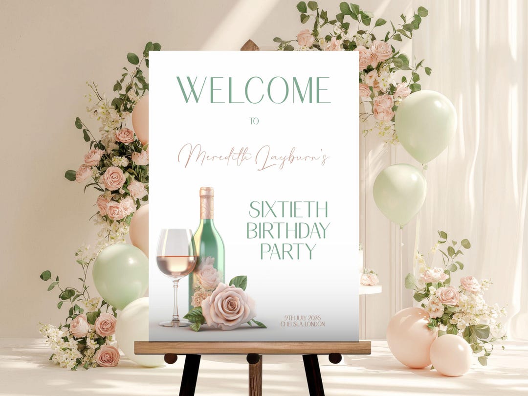 Ladies Welcome Sign, INSTANT DOWNLOAD, Aged to Perfection, Fine Like ...