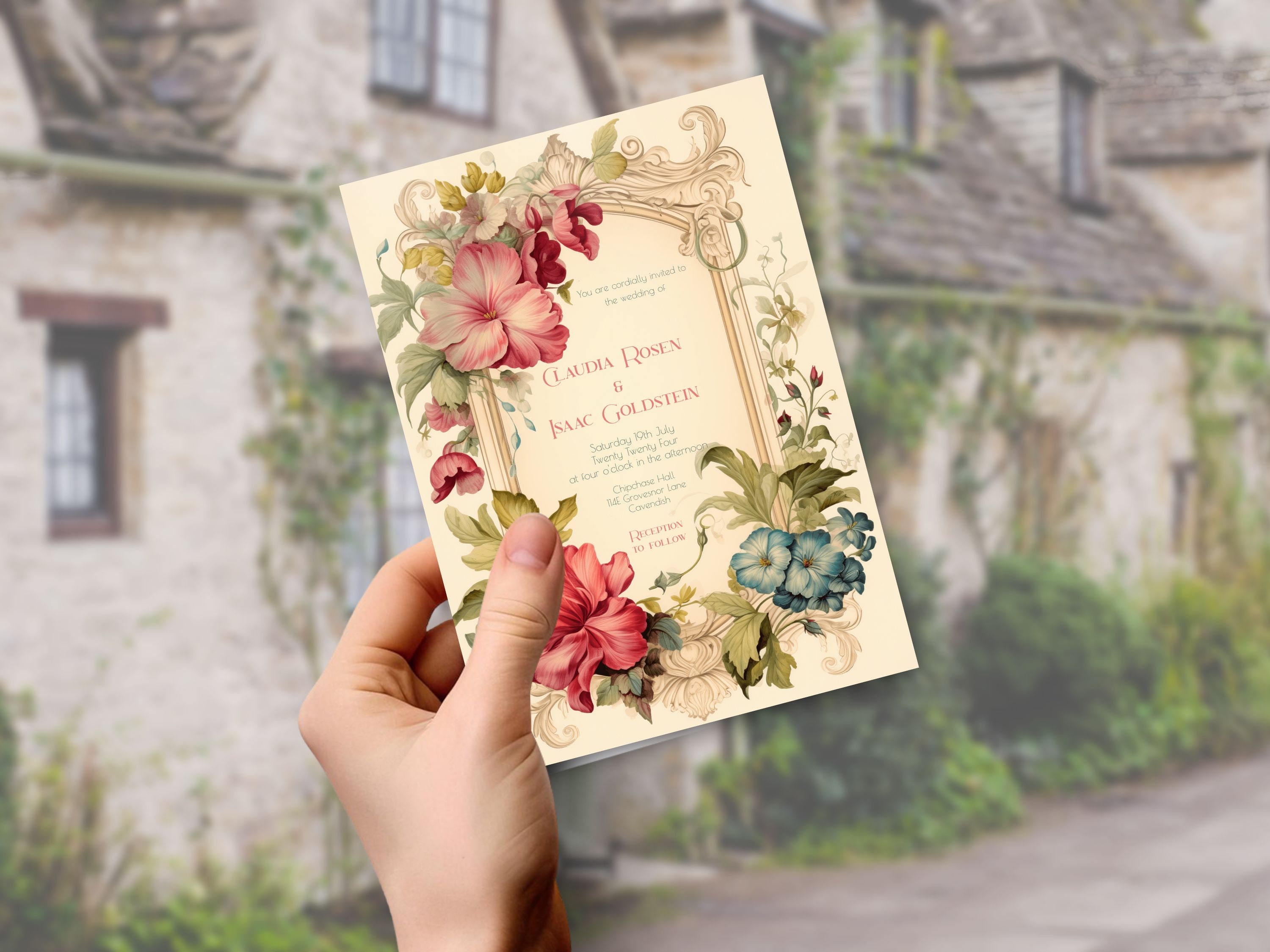 Victorian Wedding Invitation, INSTANT DOWNLOAD, Vintage Wedding ...