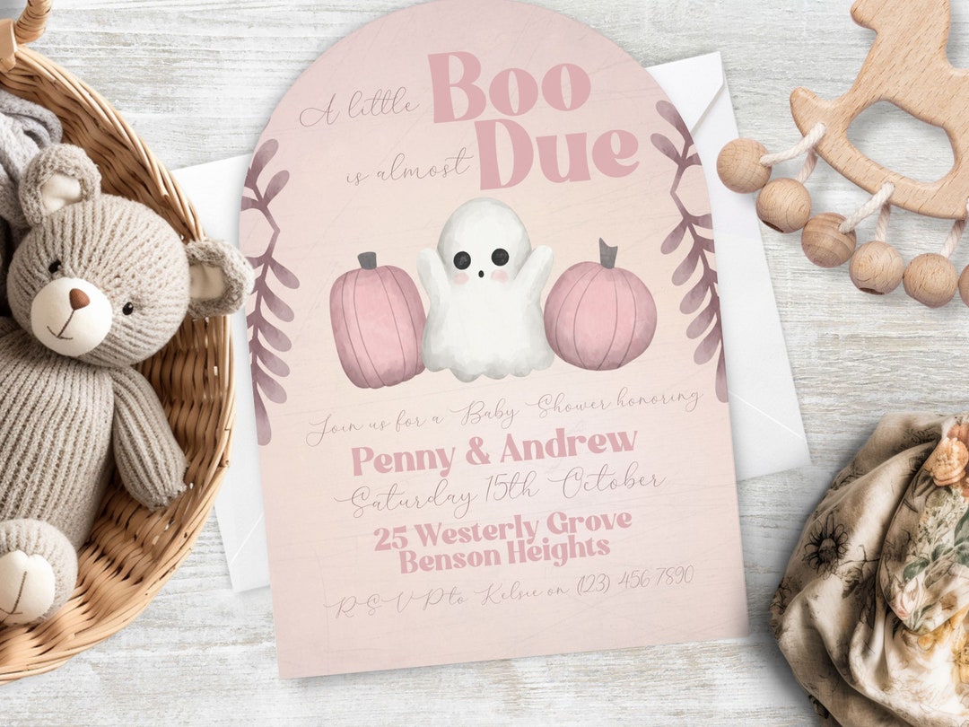 Halloween Baby Shower, INSTANT DOWNLOAD, A Little Boo, Little Boo ...