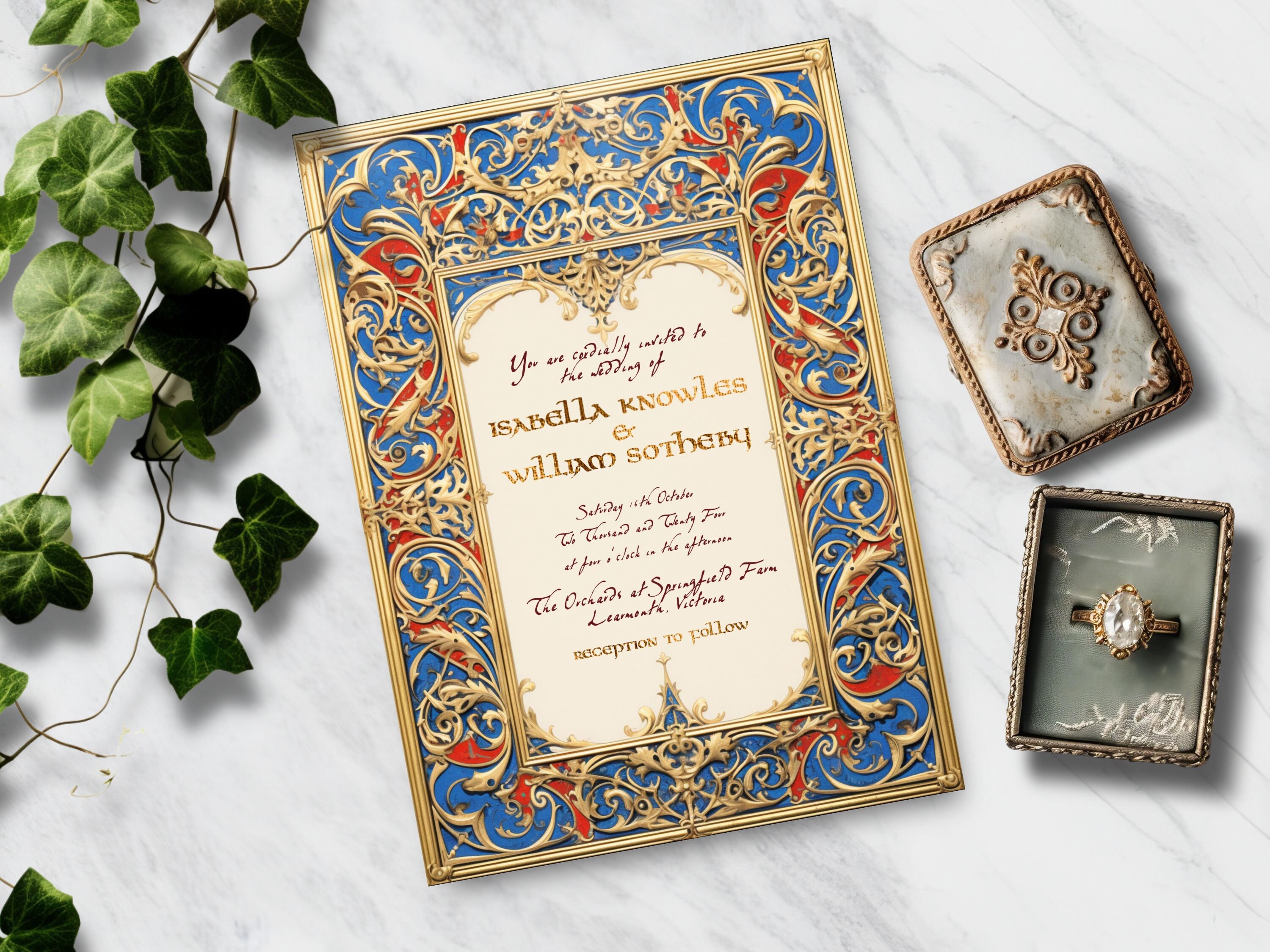 Medieval Wedding Bundle INSTANT DOWNLOAD Middle Ages Style - Etsy