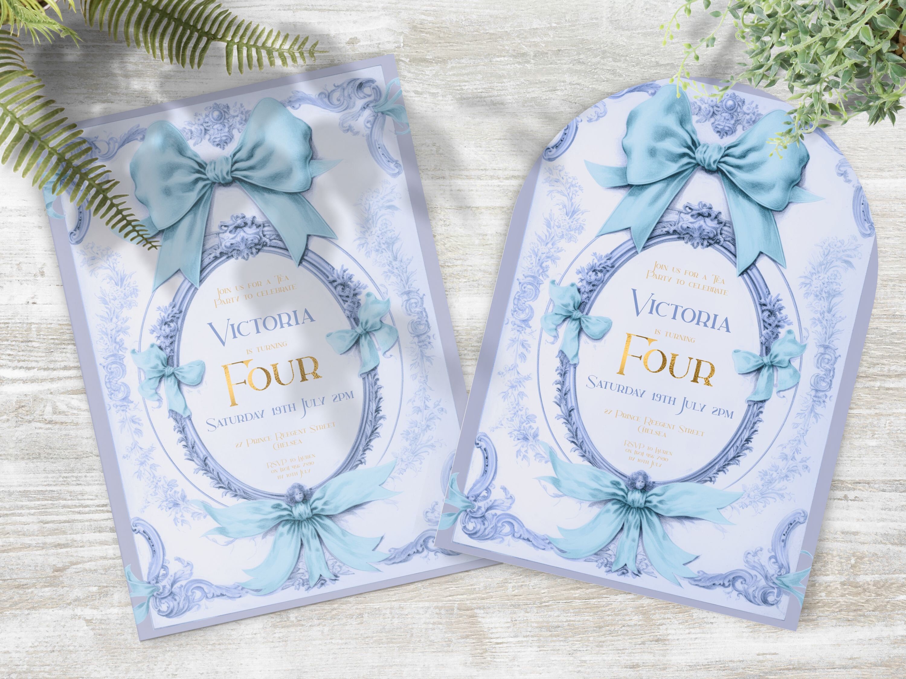 Tea Party Invitation, INSTANT DOWNLOAD, Victorian, Regency, Fancy Tea ...