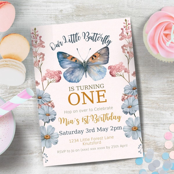 Our Little Butterfly is Turning One - Etsy