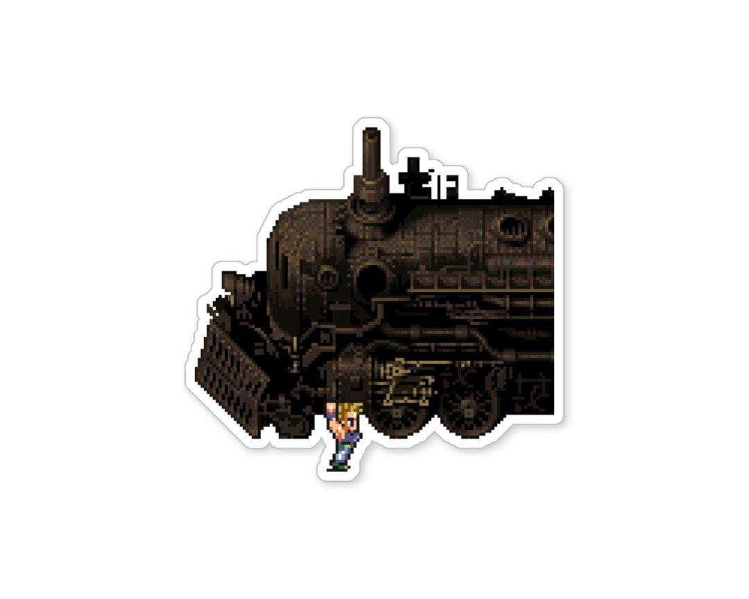 Sabin Train Suplex Final Fantasy VI Sticker - Etsy