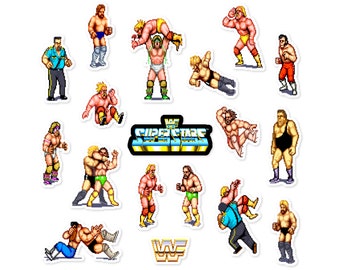 WWF WWE Wrestlefest Wrestling Arcade Video Game Indooroutdoor Square ...