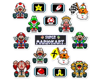 Mario Kart Sticker Super Mario Bros Sticker Decal Laptop - Etsy UK
