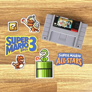 Super Mario Bros. 3 Super Mario All-stars SNES Sticker Set 53 Pieces - Etsy