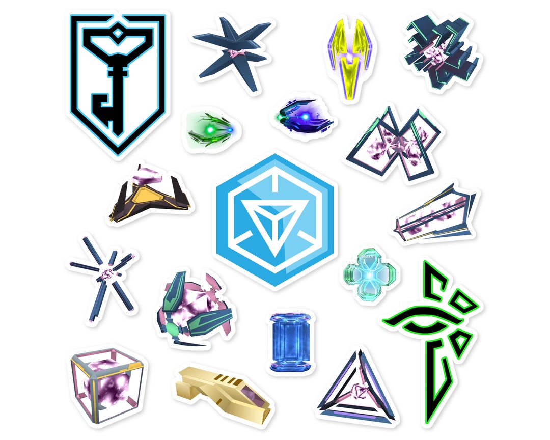 Ingress Prime Sticker Set 18 Pieces - Etsy