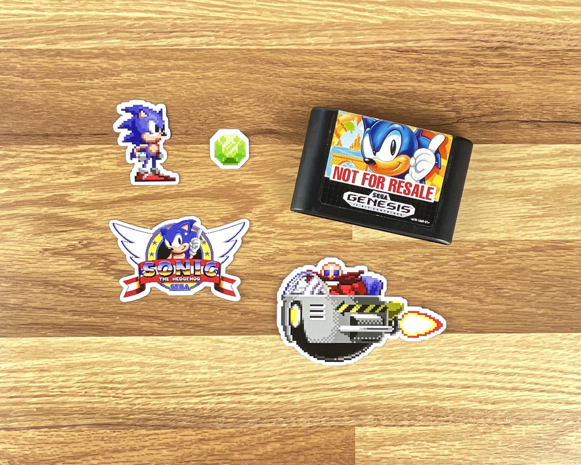 Sonic the Hedgehog Sticker Set 20 Pieces - Etsy