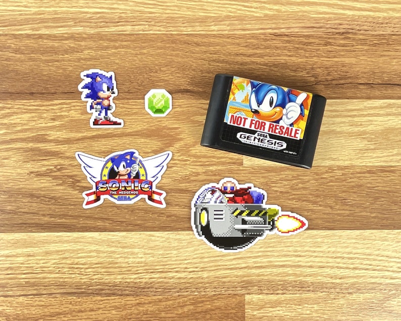 Sonic the Hedgehog Sticker Set 20 Pieces - Etsy