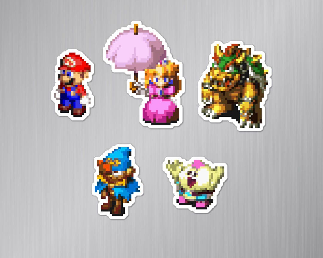 Super Mario RPG SNES Magnet Set 5 Pieces - Etsy
