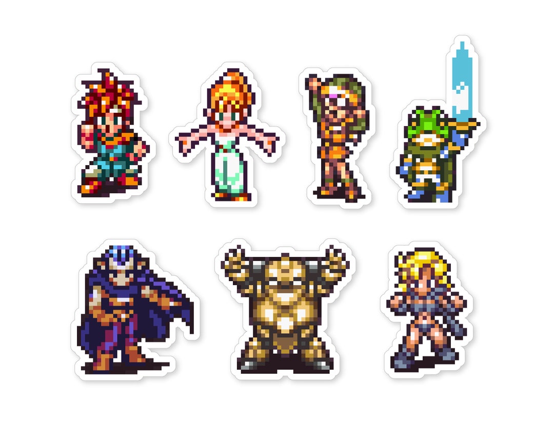 Juego de pegatinas Chrono Trigger 7 piezas - Etsy México