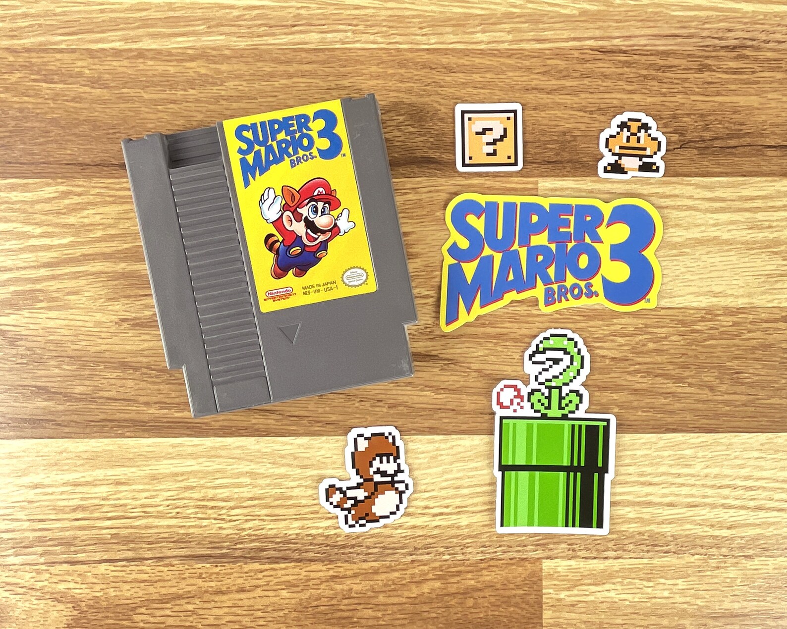 Super Mario Bros. 3 NES Sticker Set 52 Pieces - Etsy