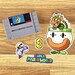 Super Mario World Sticker Set 48 Pieces - Etsy