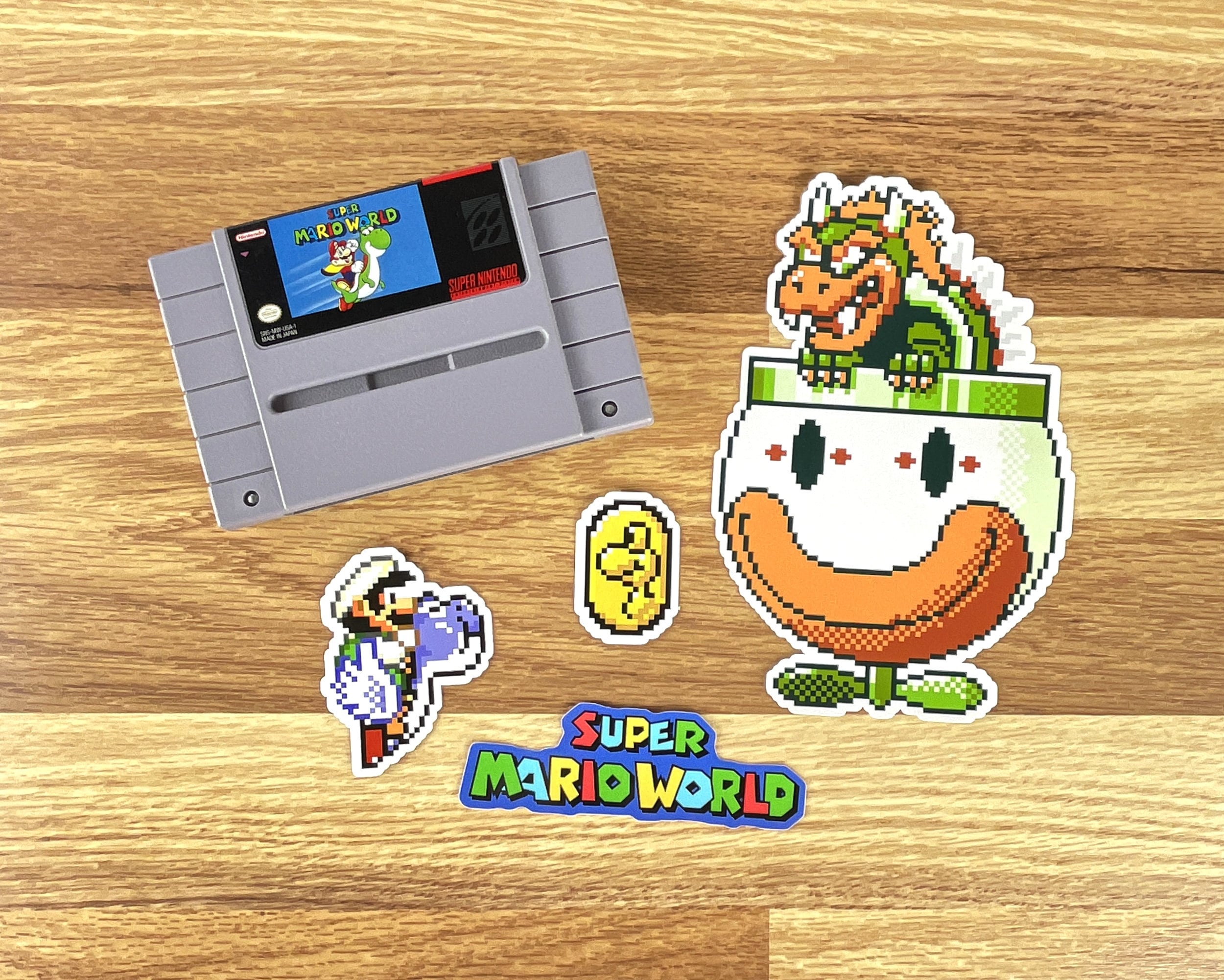 Super Mario World Sticker Set 48 Pieces - Etsy