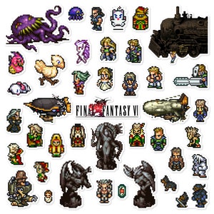 Final Fantasy VI Sticker Set 41 Pieces - Etsy