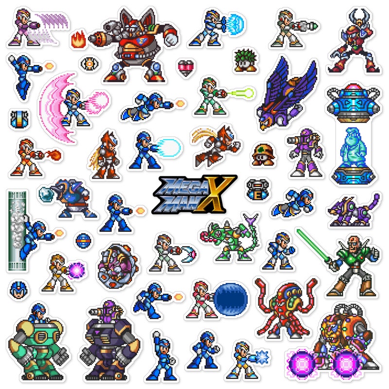 Mega Man X Stickers - Etsy