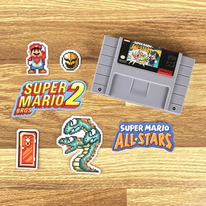 Super Mario Bros. 2 Super Mario All-stars SNES Sticker Set 55 Pieces - Etsy