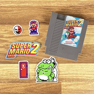 Super Mario Bros. 2 NES Sticker Set 28 Pieces - Etsy