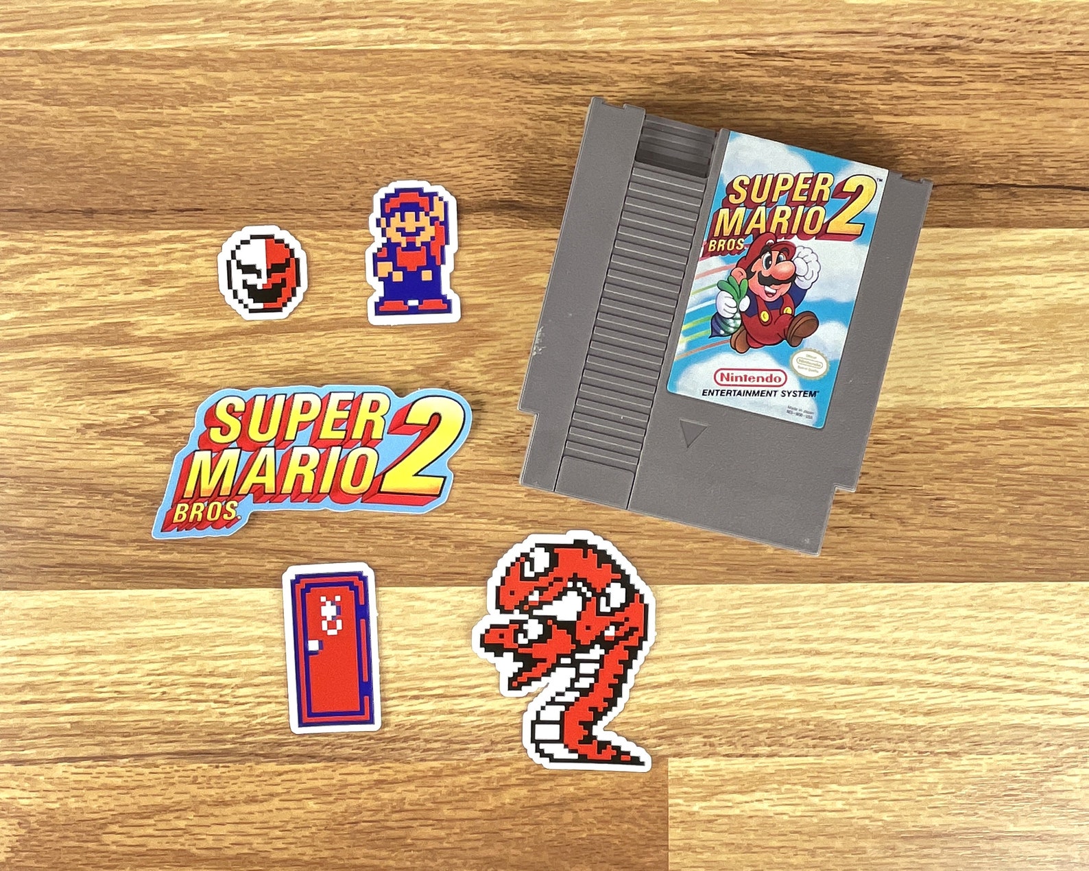 Super Mario Bros. 2 NES Sticker Set 54 Pieces - Etsy