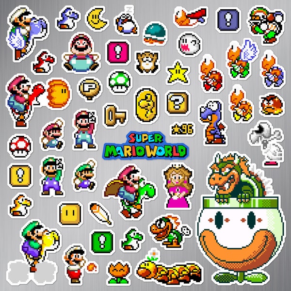 Super Mario Magnets - Etsy