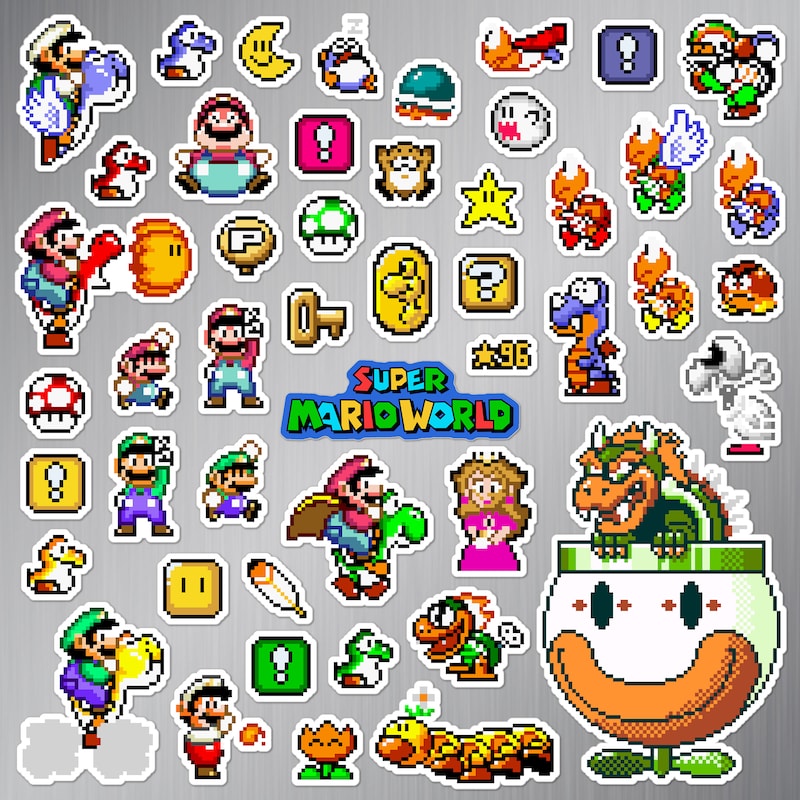 Super Mario Magnets - Etsy