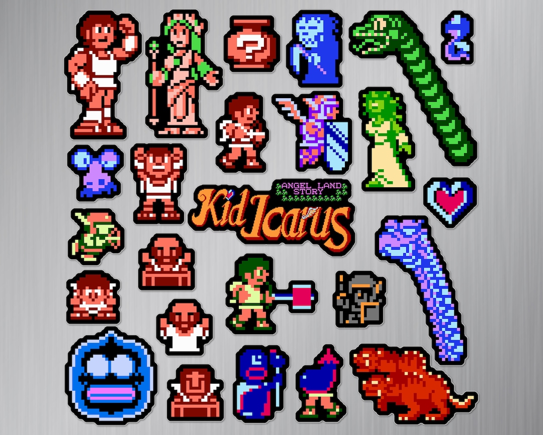 Kid Icarus NES Magnet Set 25 Pieces - Etsy