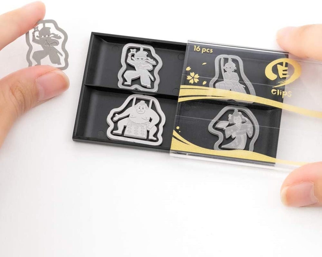 Kawaii Paper Clips, Ninja Clips, Sumo, Kawaii Stationary, Geisha Clips ...