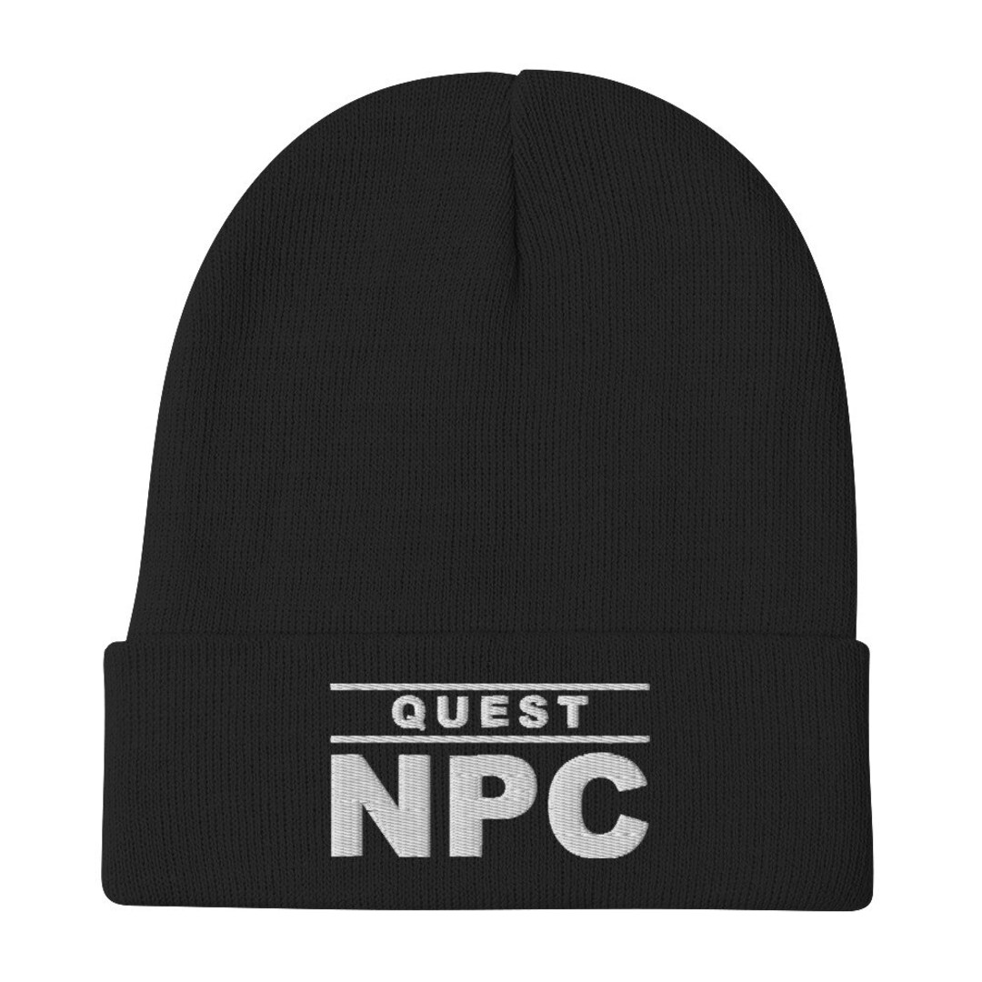 Quest NPC Beanie, DND, Nerd Gift, Funny - Etsy