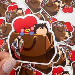 BTS BT21 Inspired Sticker L Bangtan L Tata Yeontan L Boston Mute V Bag ...