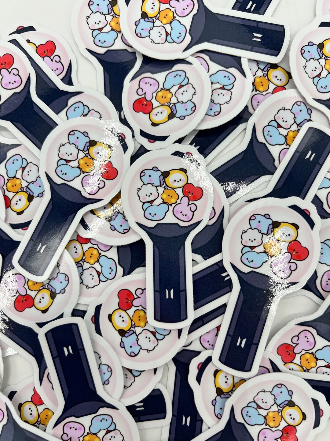 BTS Light Stick Sticker L Army Bomb BT21 L BTS Inspired Sticker L Vinyl ...