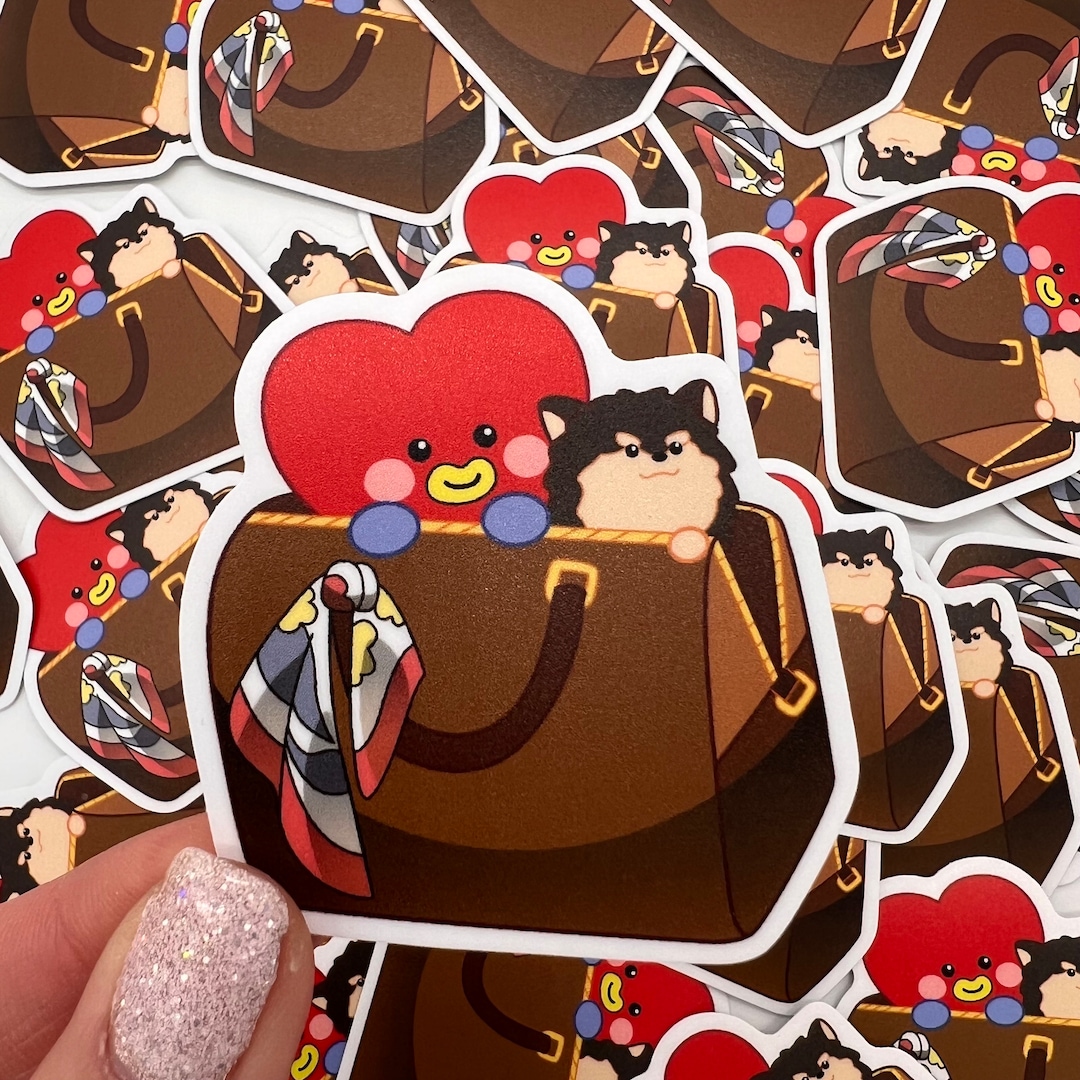 BTS BT21 Inspired Sticker L Bangtan L Tata Yeontan L Boston Mute V Bag ...