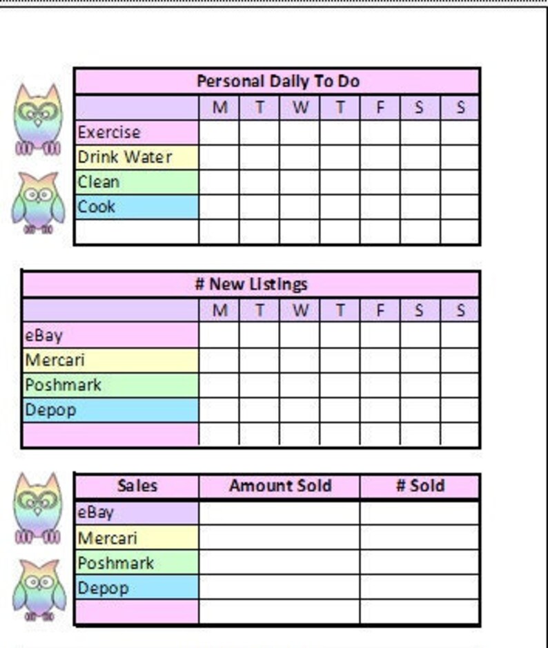 Reseller Business Planner Page Journal Pages Sales Log To-do List Time ...