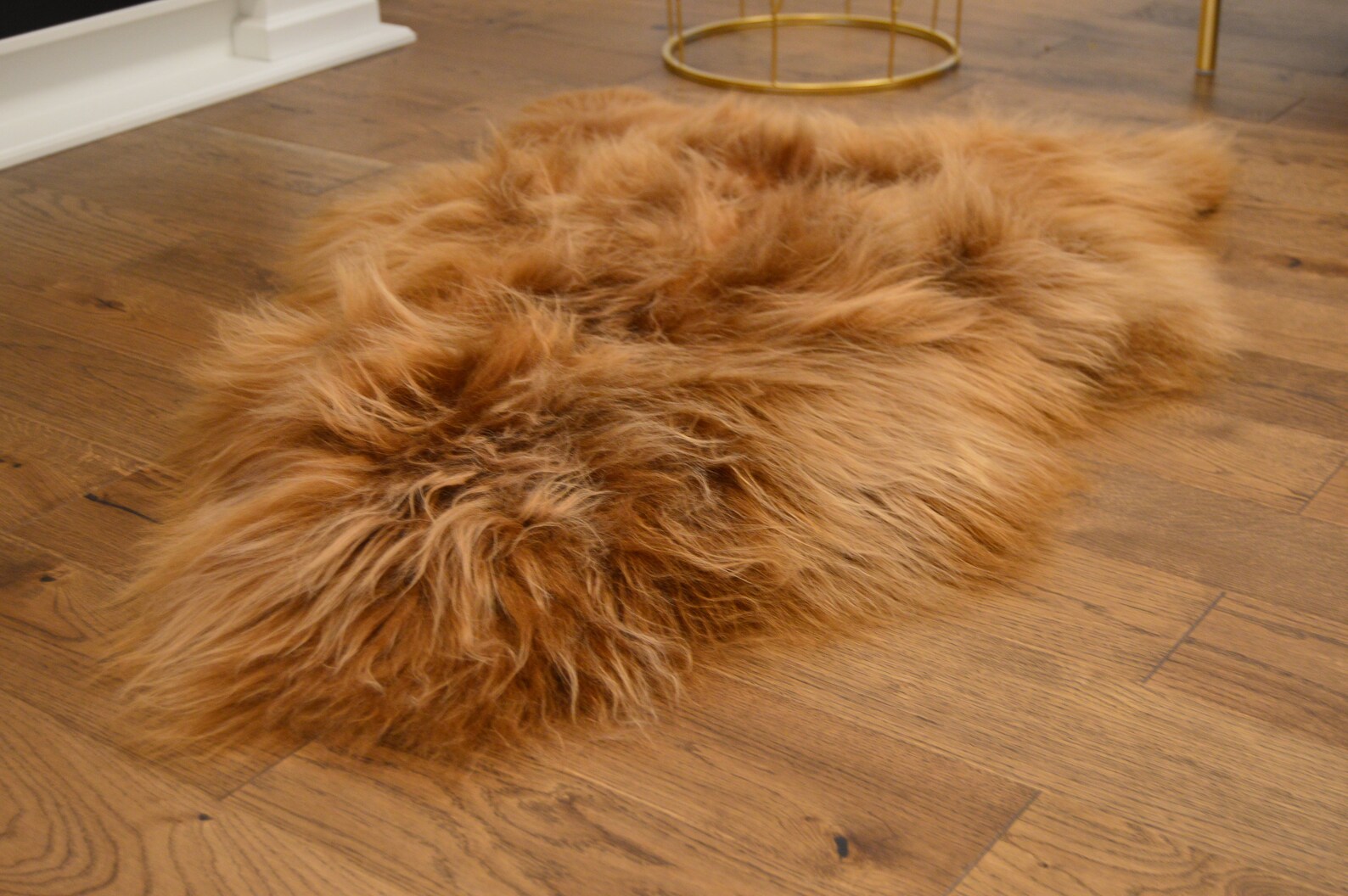 Genuine Icelandic GOLD Sheepskin Rug, Pelt, Carpet, Giant Sheepskin Rug ...