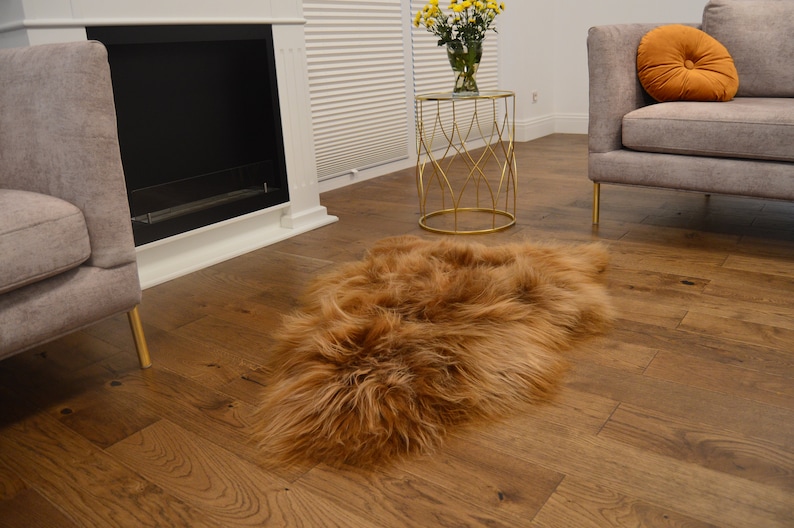 Genuine Icelandic GOLD Sheepskin Rug Pelt Carpet Giant - Etsy