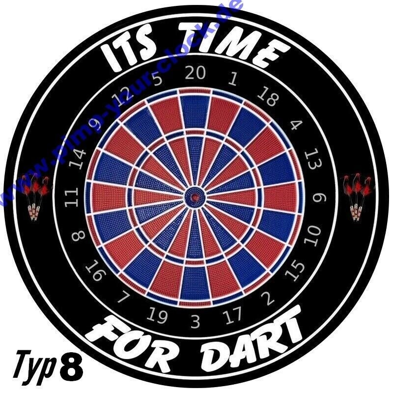 Bar Table or Bistro Table With Print Dart Dartboard in Various Designs ...