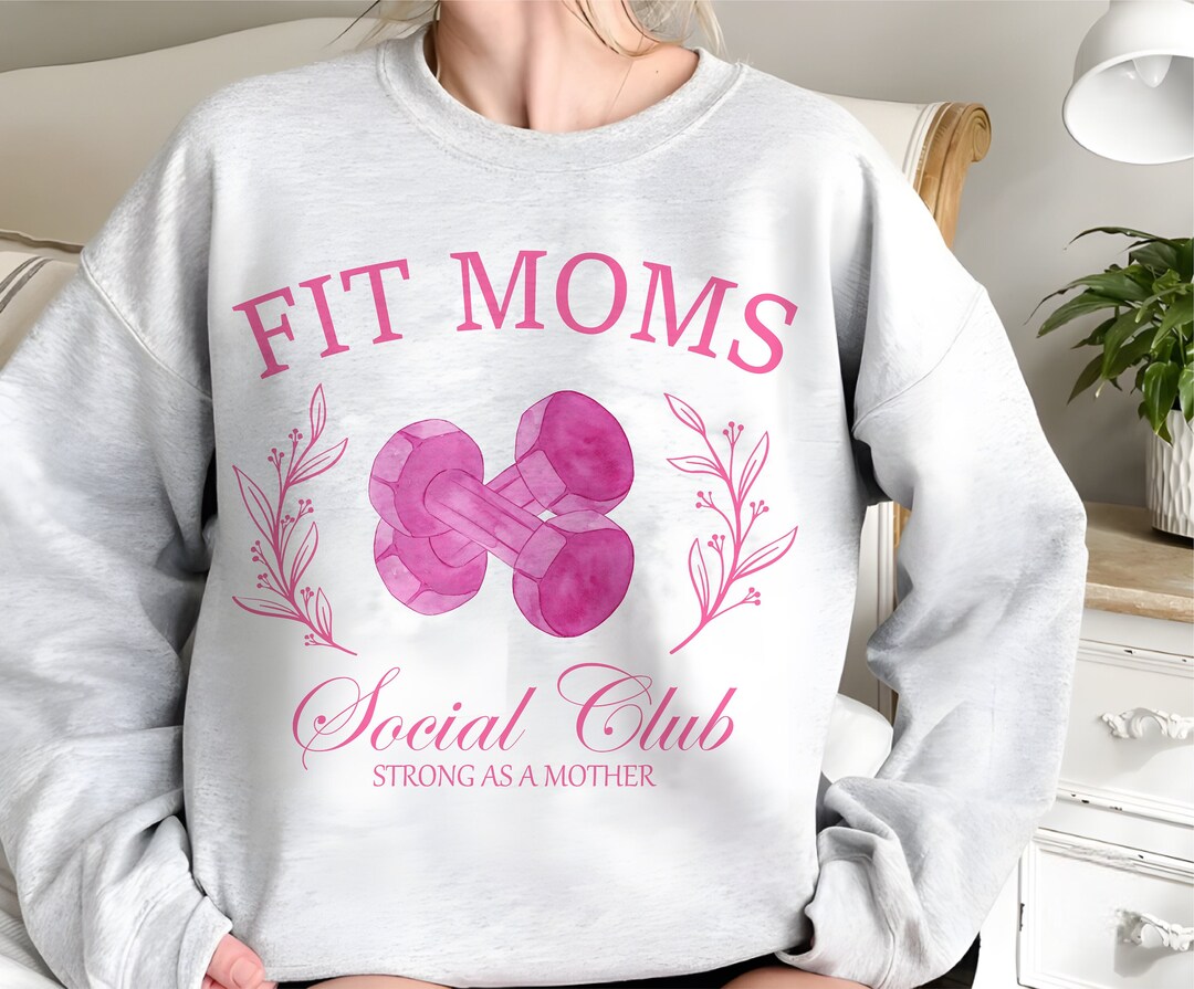 Fit Moms Social Club SVG, Mama Svg, Mothers Day Svg, Fitness Svg ...