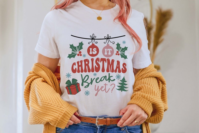 Teacher Christmas Svg Png Bundle Teach Cutes Elves Santa's Favorite ...