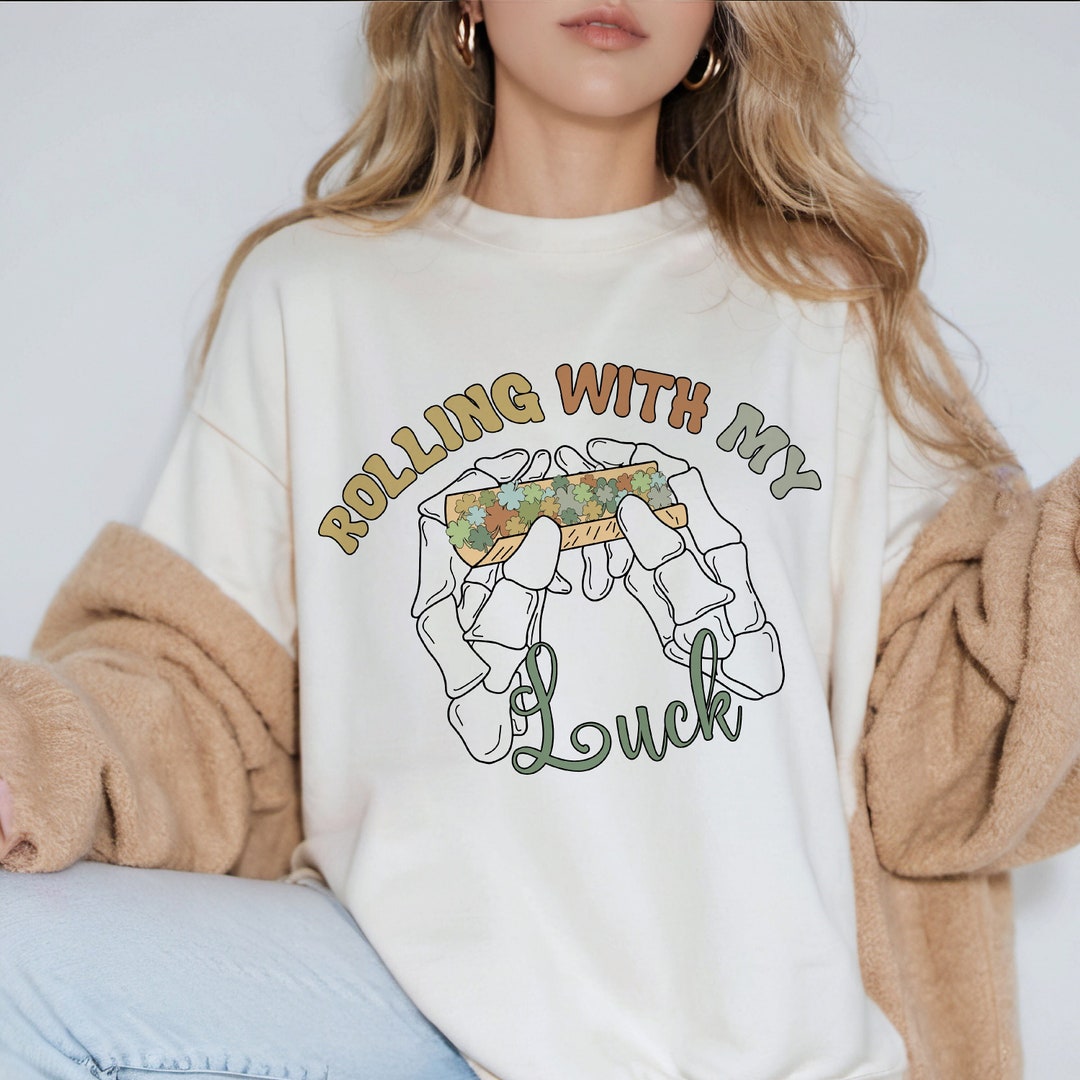 Rolling up Some Shamrock Spirit PNG, Saint Patrick's Day Sublimation ...