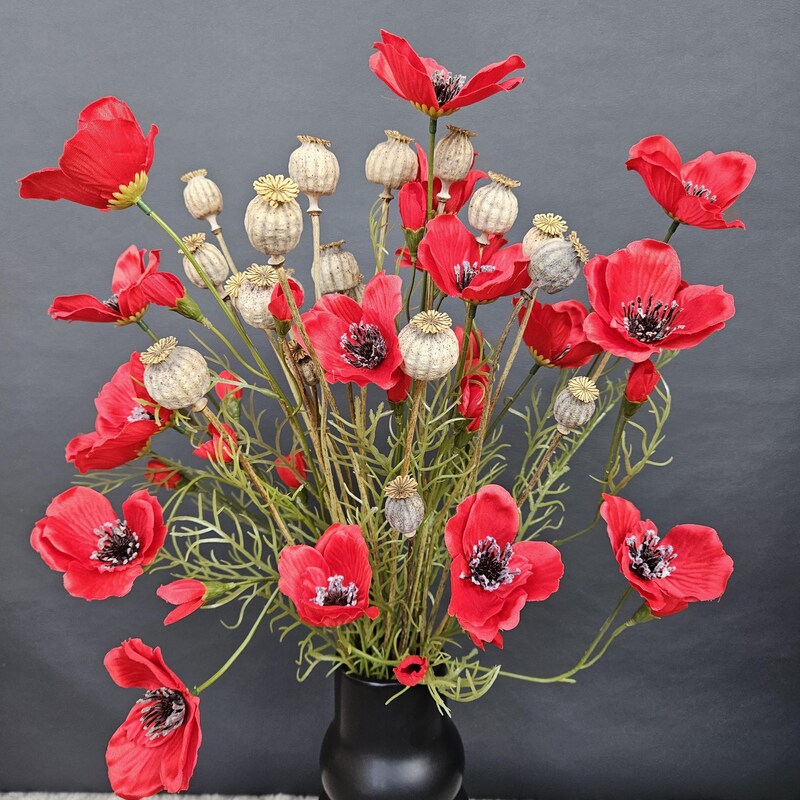 Poppy Arrangement - Etsy
