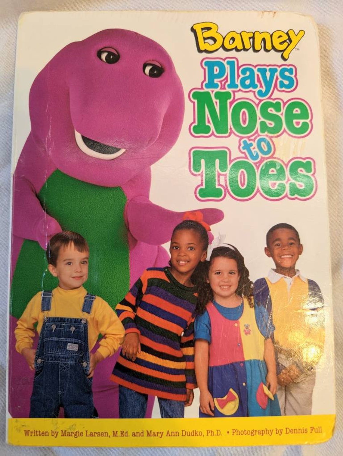 2 Vintage Board Books Barney Plays Nose to Toes & Barney's - Etsy Singapore