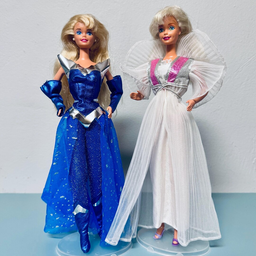 Vintage 1985 Barbie &astro Fashions Starlight Slumbers 2739 Dazzling ...