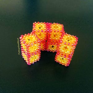 Beading Pattern for Infinity Open Cube Fidget Toy – RAW Cross Weave ...