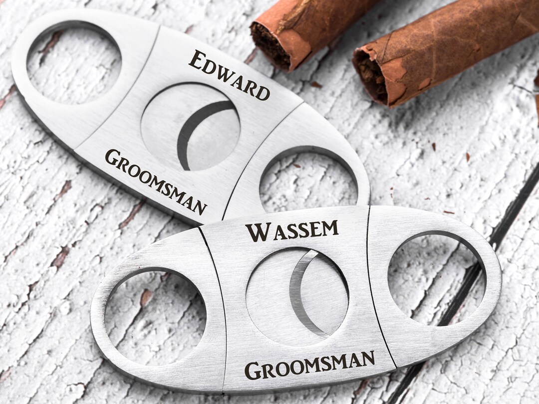 Personalized Cigar Cutter Cigar Guillotine Cutter Engraved - Etsy
