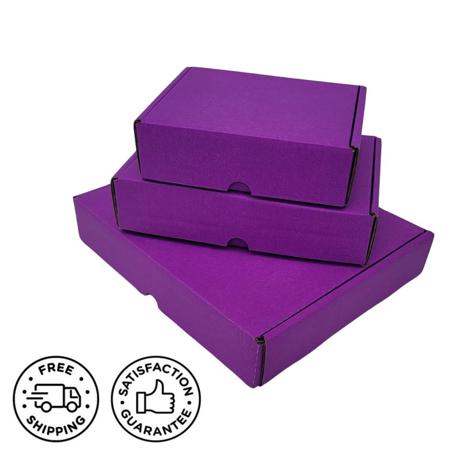 Purple Cardboard Boxes, Packaging Boxes, Gift Boxes, Mailer Boxes ...