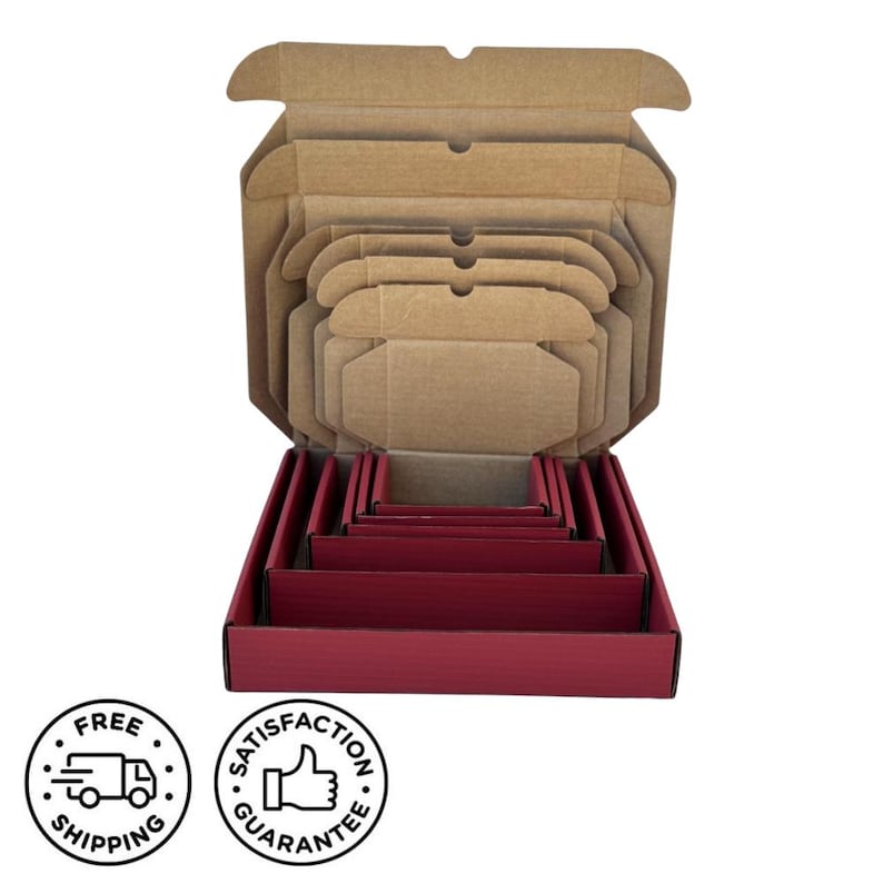 Red Colored Cardboard Boxes, Packaging Boxes, Gift Boxes, Mailer Boxes ...
