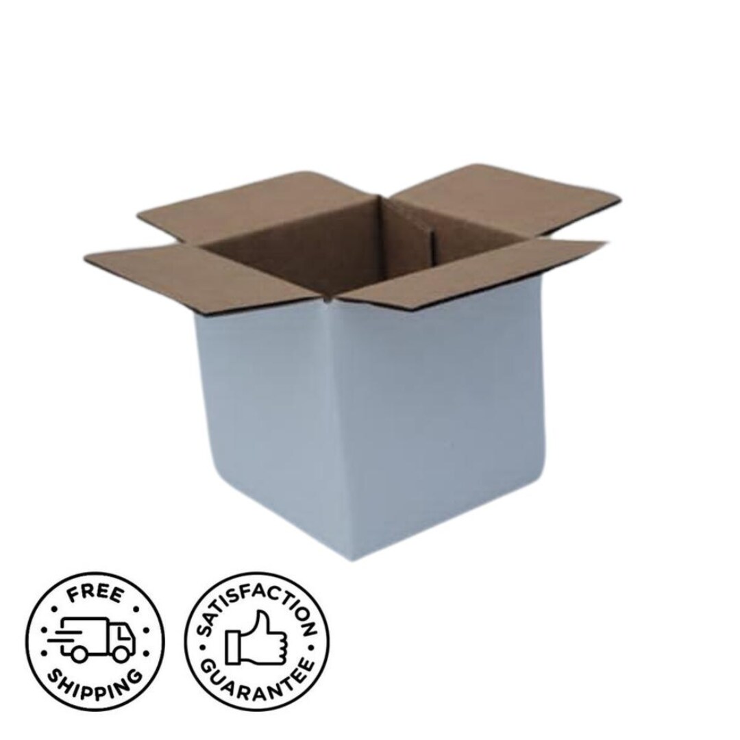 4X4X4 White Shipping Boxes for Small Business, Packaging Boxes, Gift ...