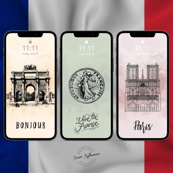 Wallpaper Paris Background - Etsy