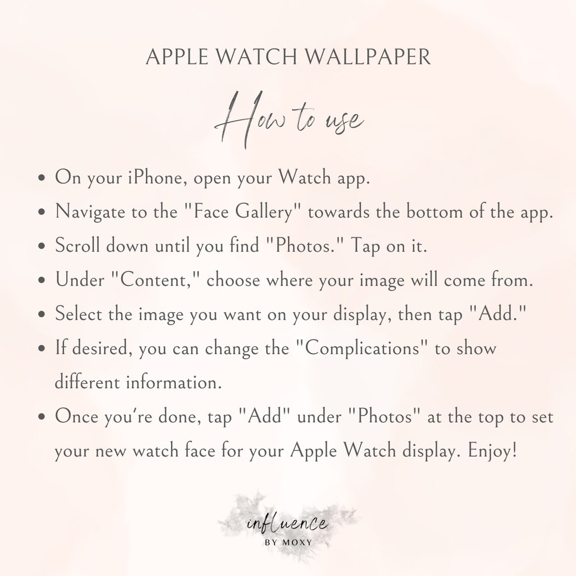 Moon Phase Apple Watch Wallpaper | Celestial Watch Faces (digital ...