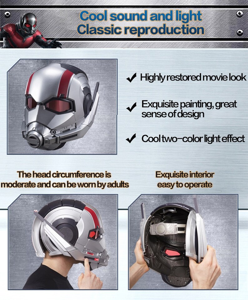 Ant Man Mask Full Head Helmet - Etsy