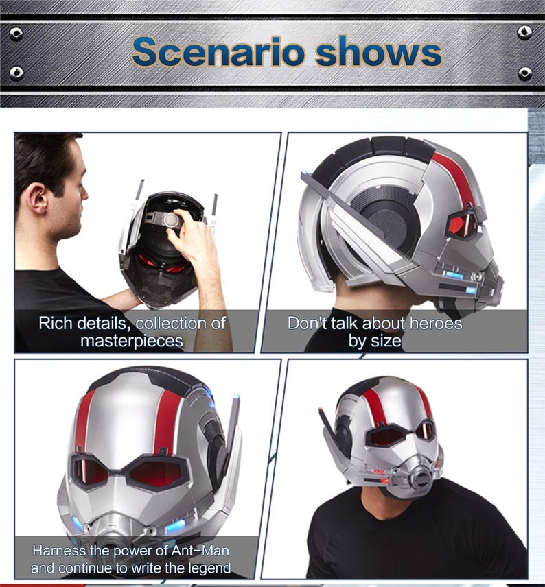 Ant Man Mask Full Head Helmet - Etsy